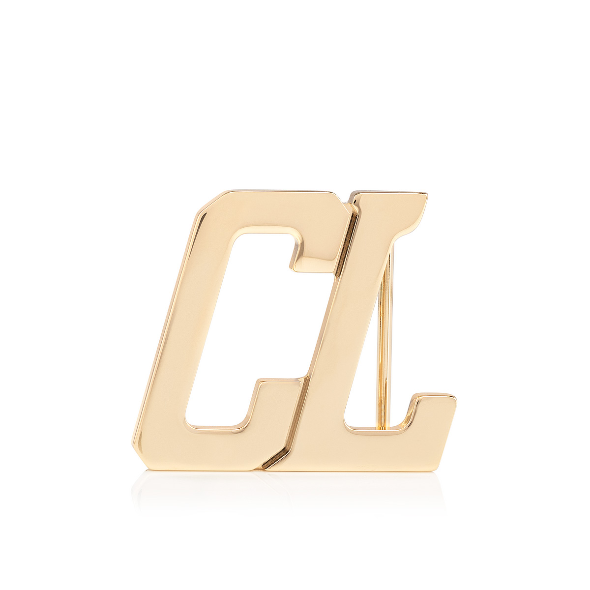 Happy Rui CL Logo belt buckle - Belt buckle - Metal - Gold - Christian ...
