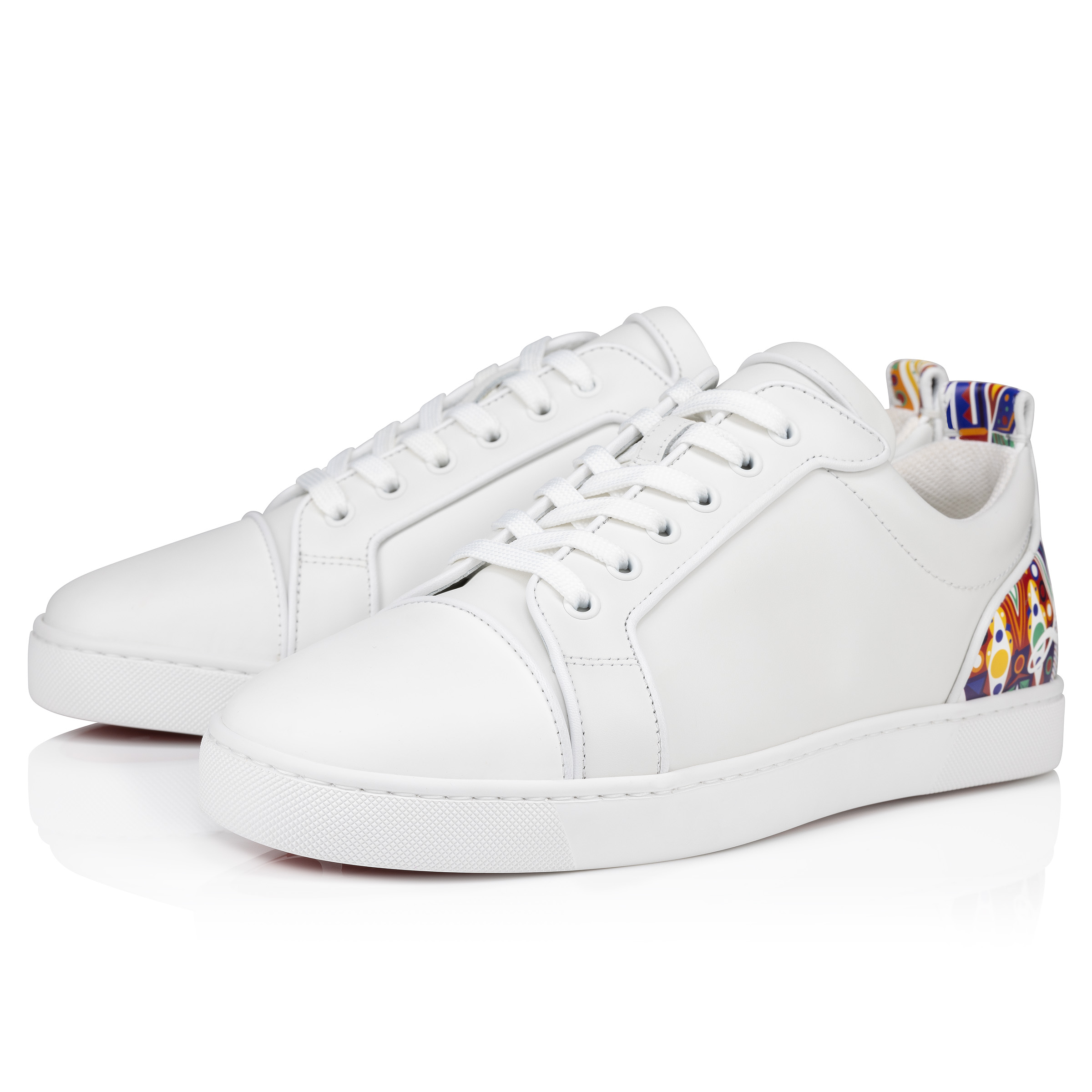 Fun Louis Junior - Sneakers - Calf leather and rubber - White - Men ...