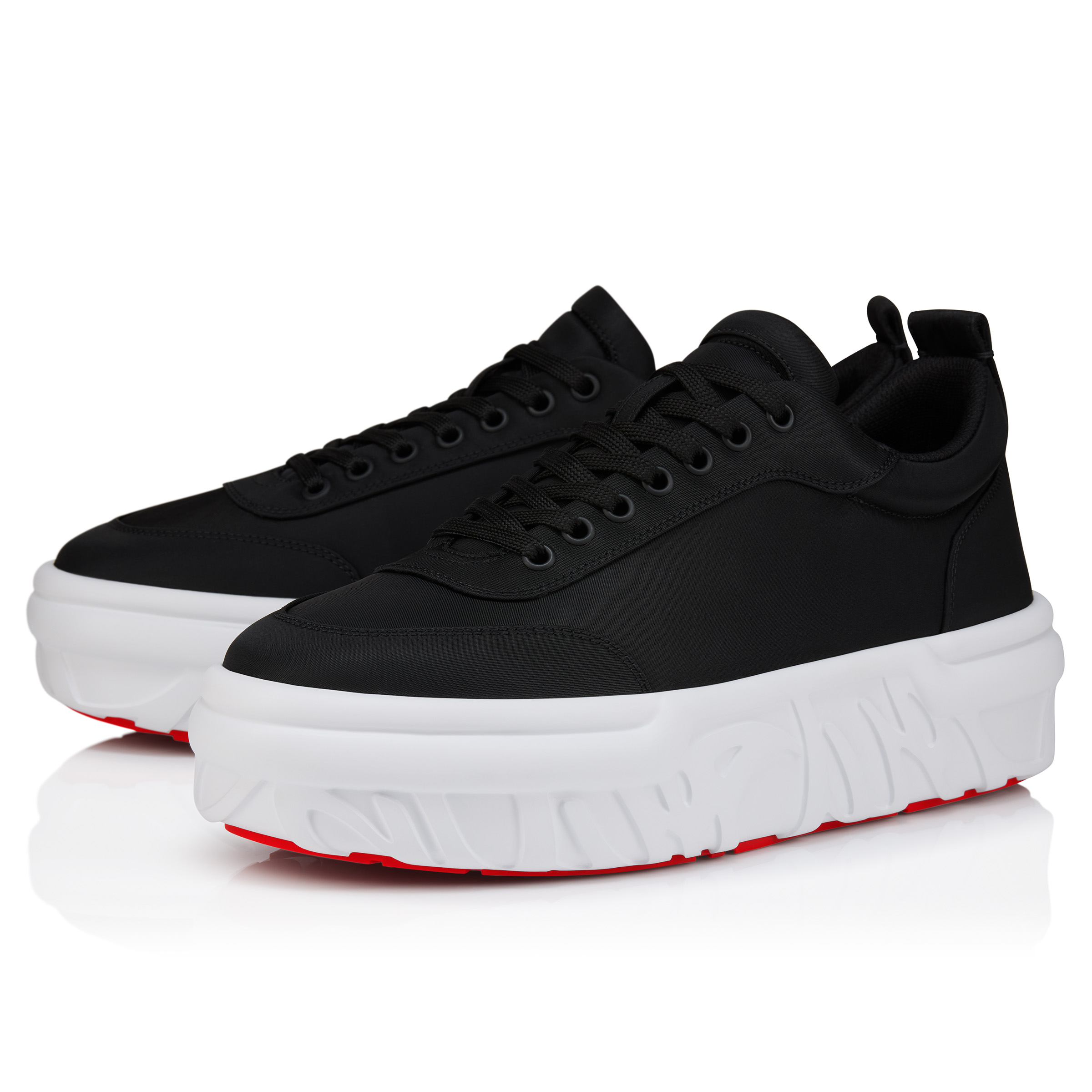 Choukario - Sneakers - Fabric and rubber - Black - Men Choukario - Sneakers - Fabric and rubber - Black - Men