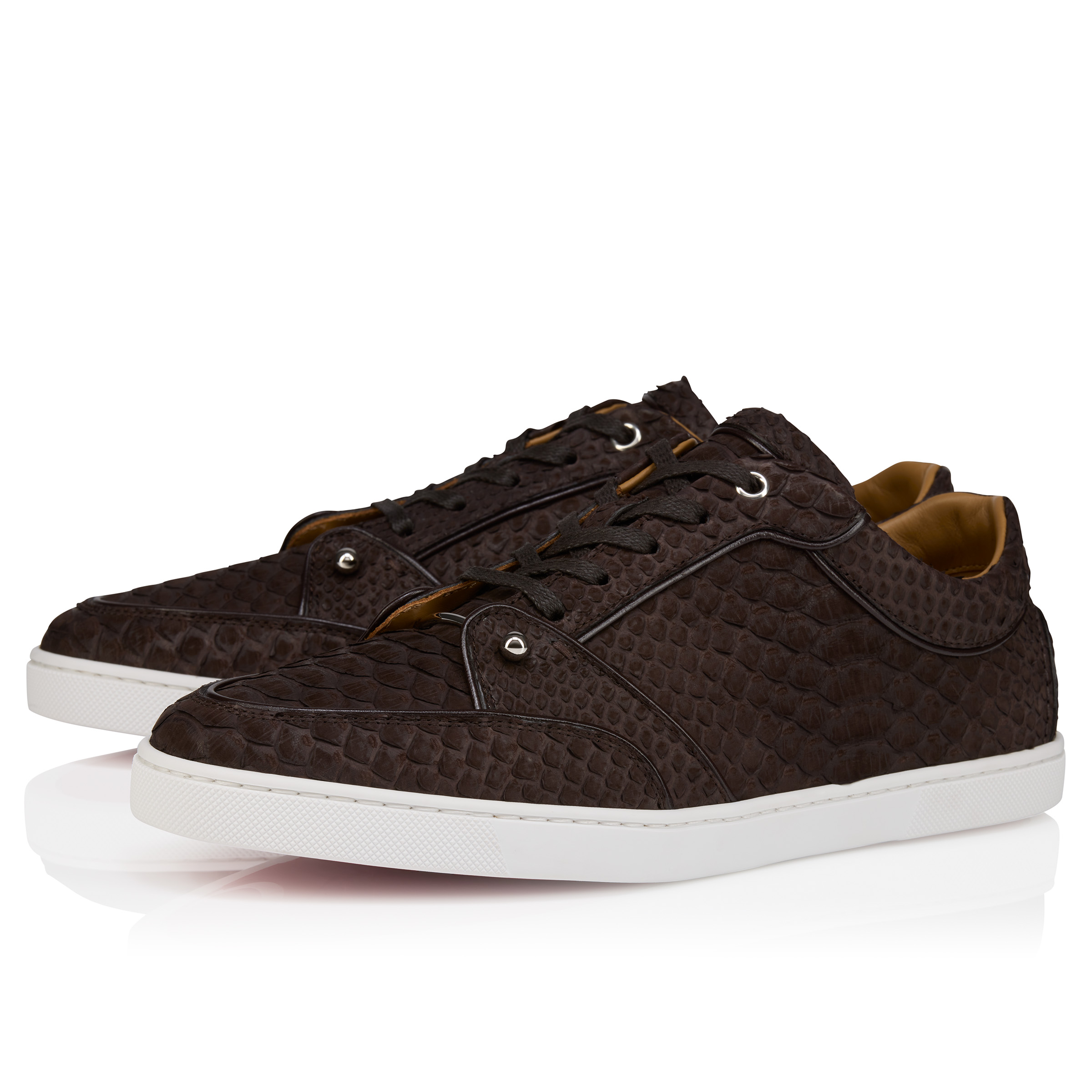 Chambelisneak - Sneakers - Python leather - Cafe - Men - Christian ...
