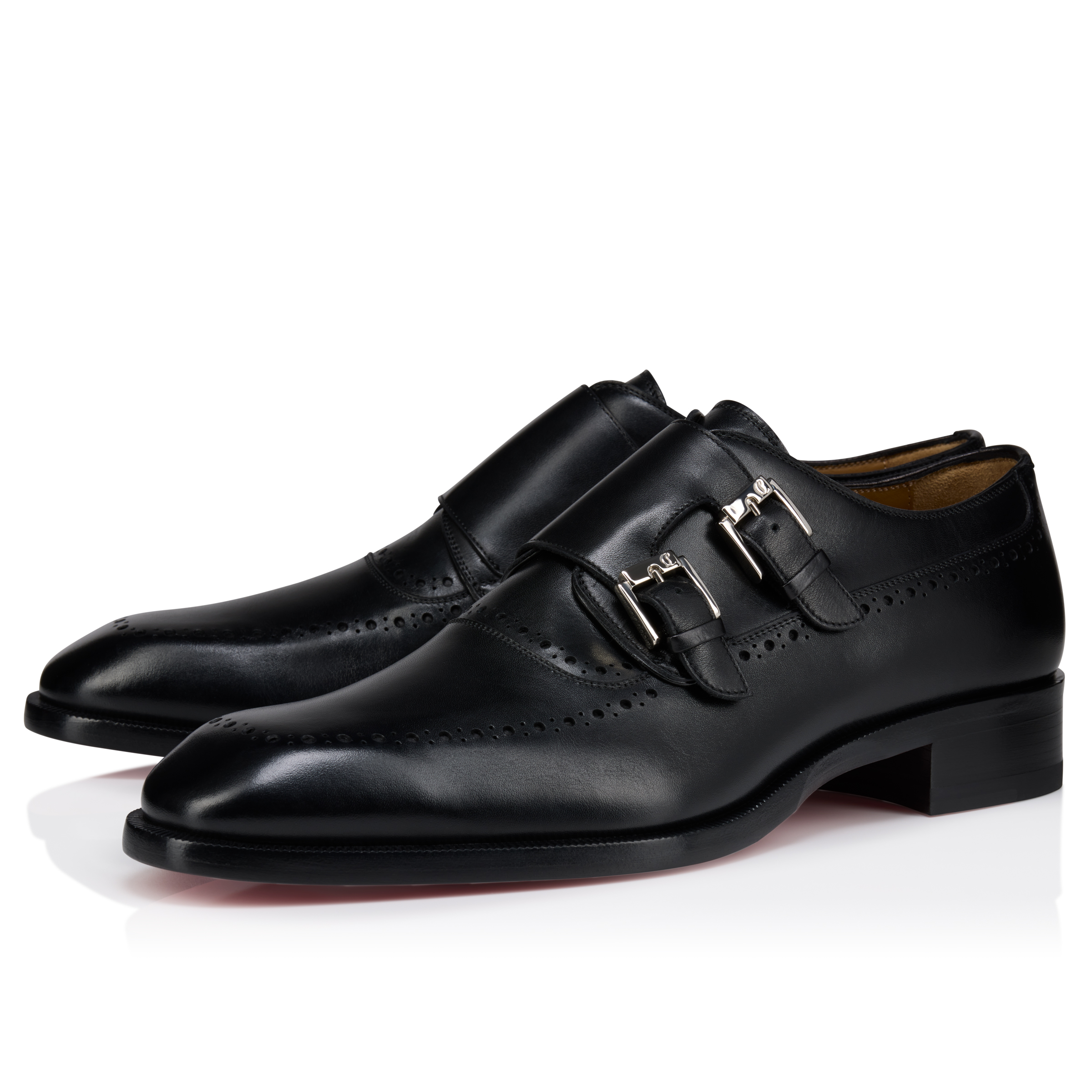 Sartok - Monk-Straps - Calf leather - Black - Men - Christian Louboutin ...