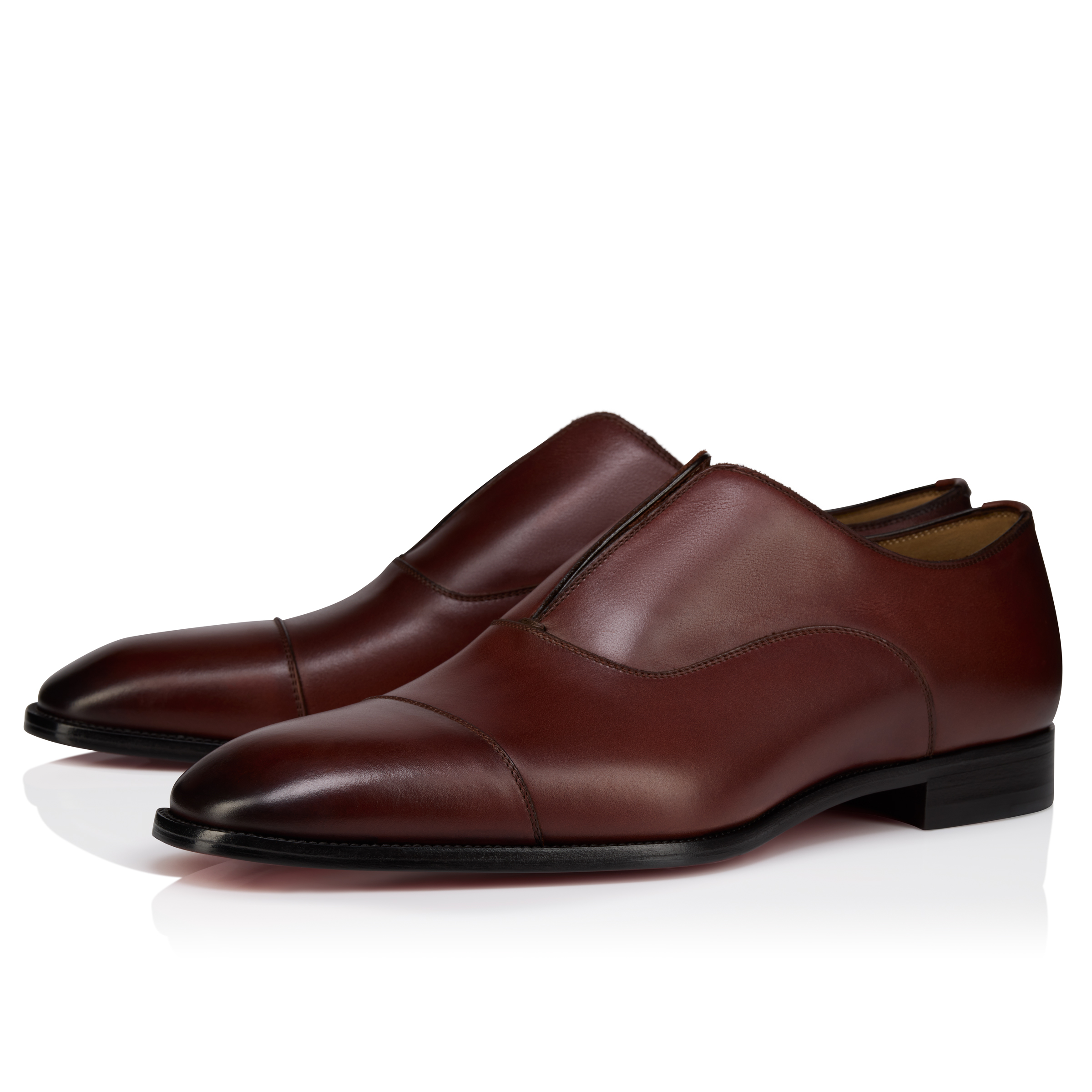 Alpha Male II - Souliers Oxford - Cuir de veau brillant - Cuoio - Homme ...