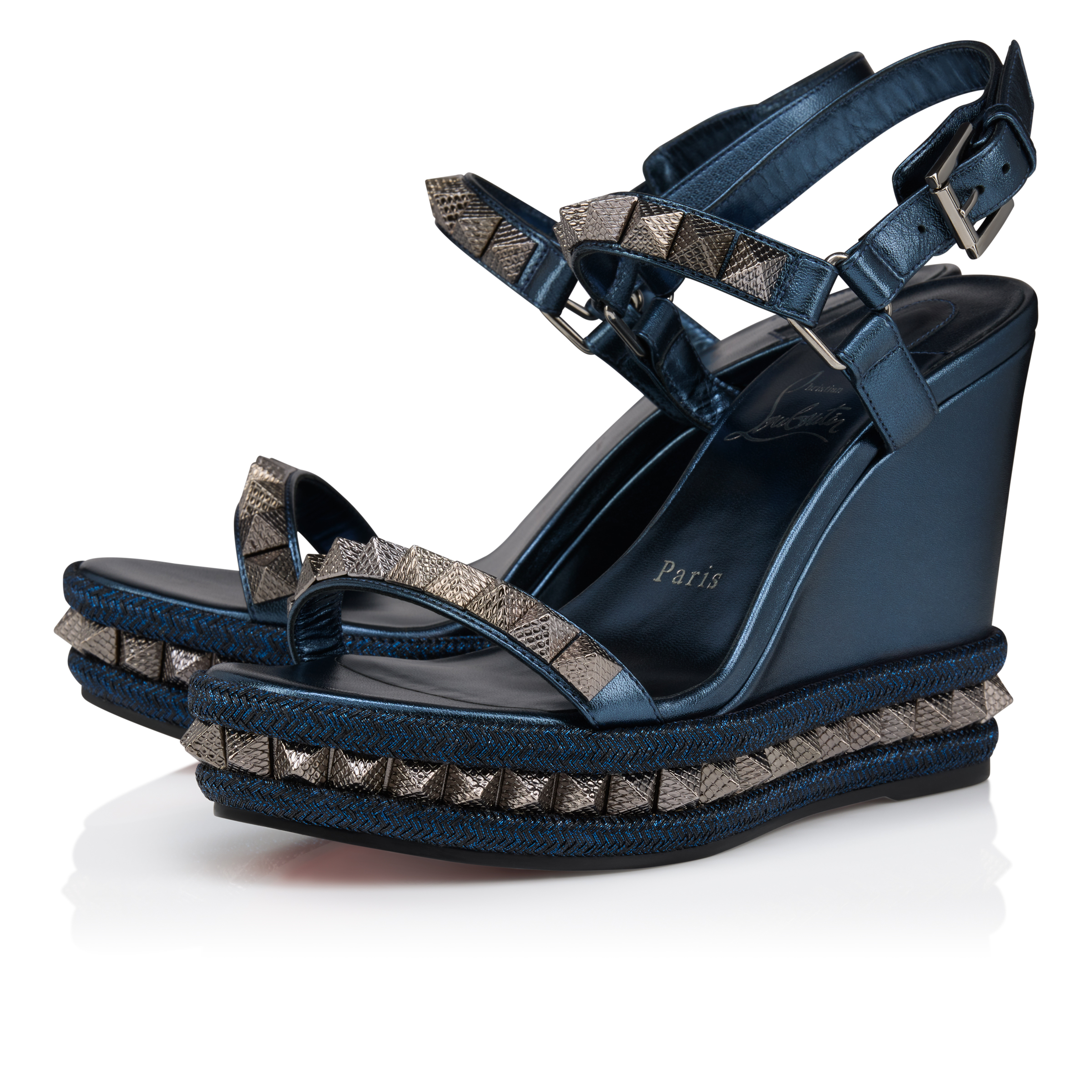 Pyra Clou - 110 mm Espadrilles - Laminated lamb nappa leather - Last ...