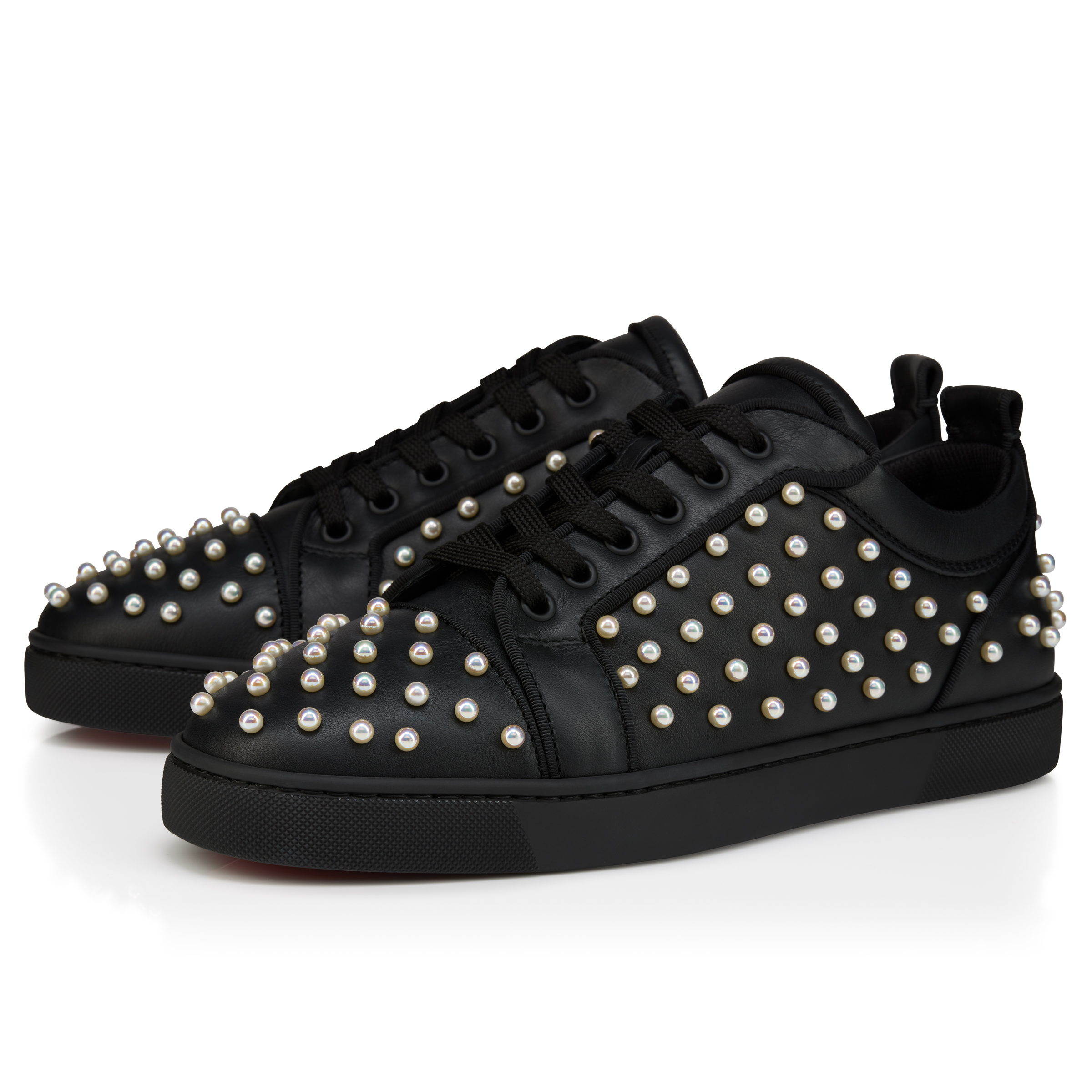 Louis Junior Perles - Sneakers - Calf leather - Black - Men - Christian ...