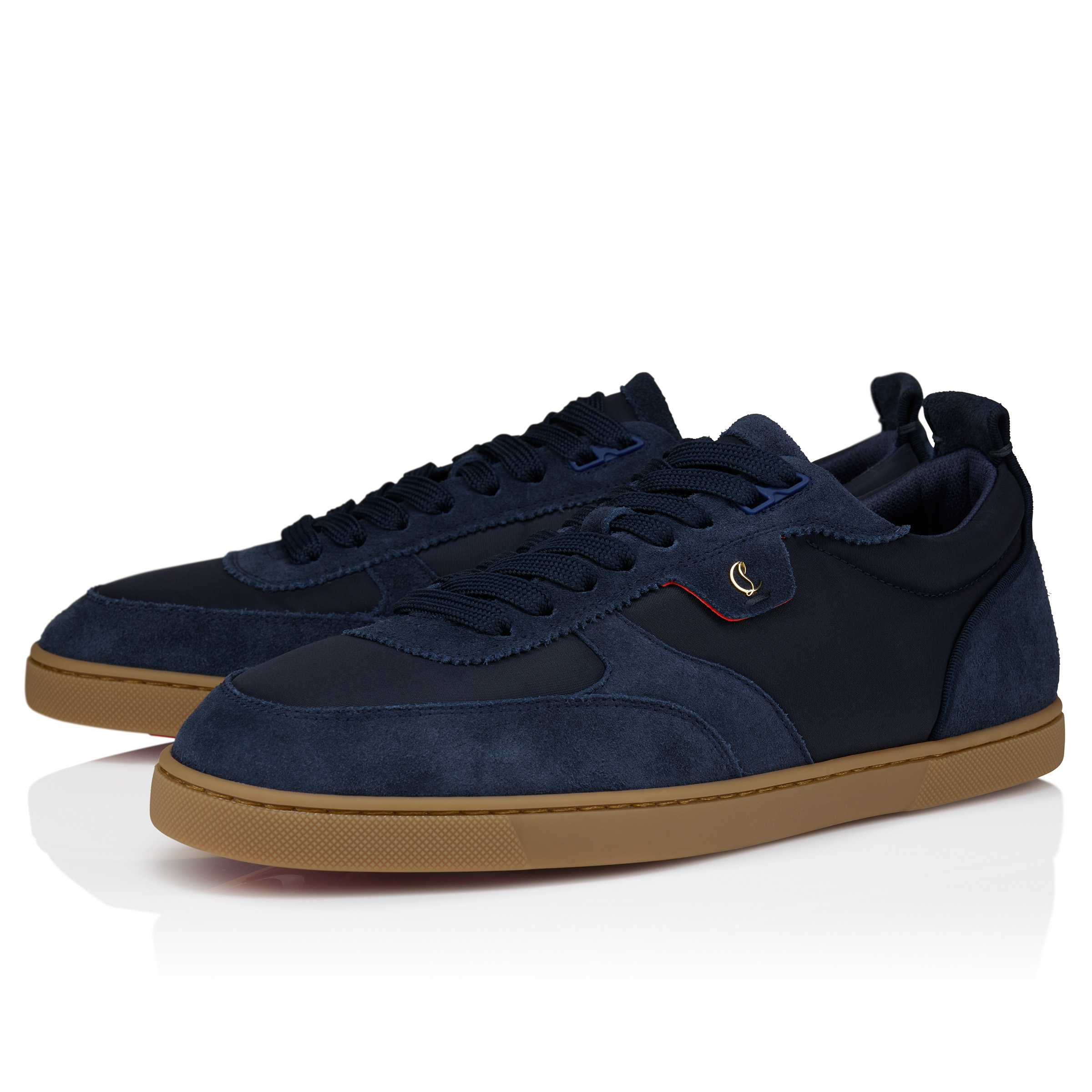 Tutti Rui - Sneakers - Nubuck leather and nylon - Marine - Men ...