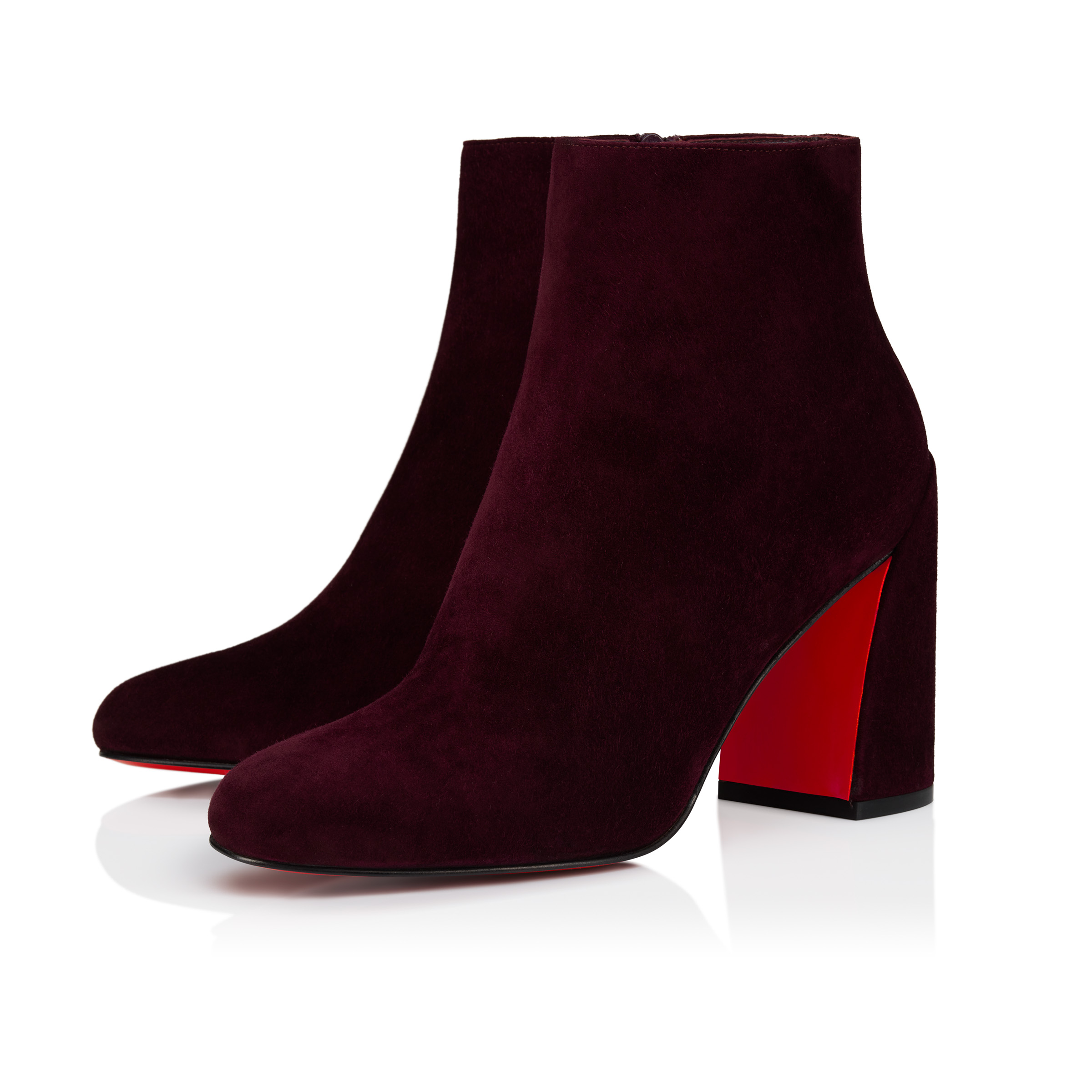 Jane Booty - 85 mm Low boots - Veau velours - Amara - Women - Christian Louboutin United Kingdom