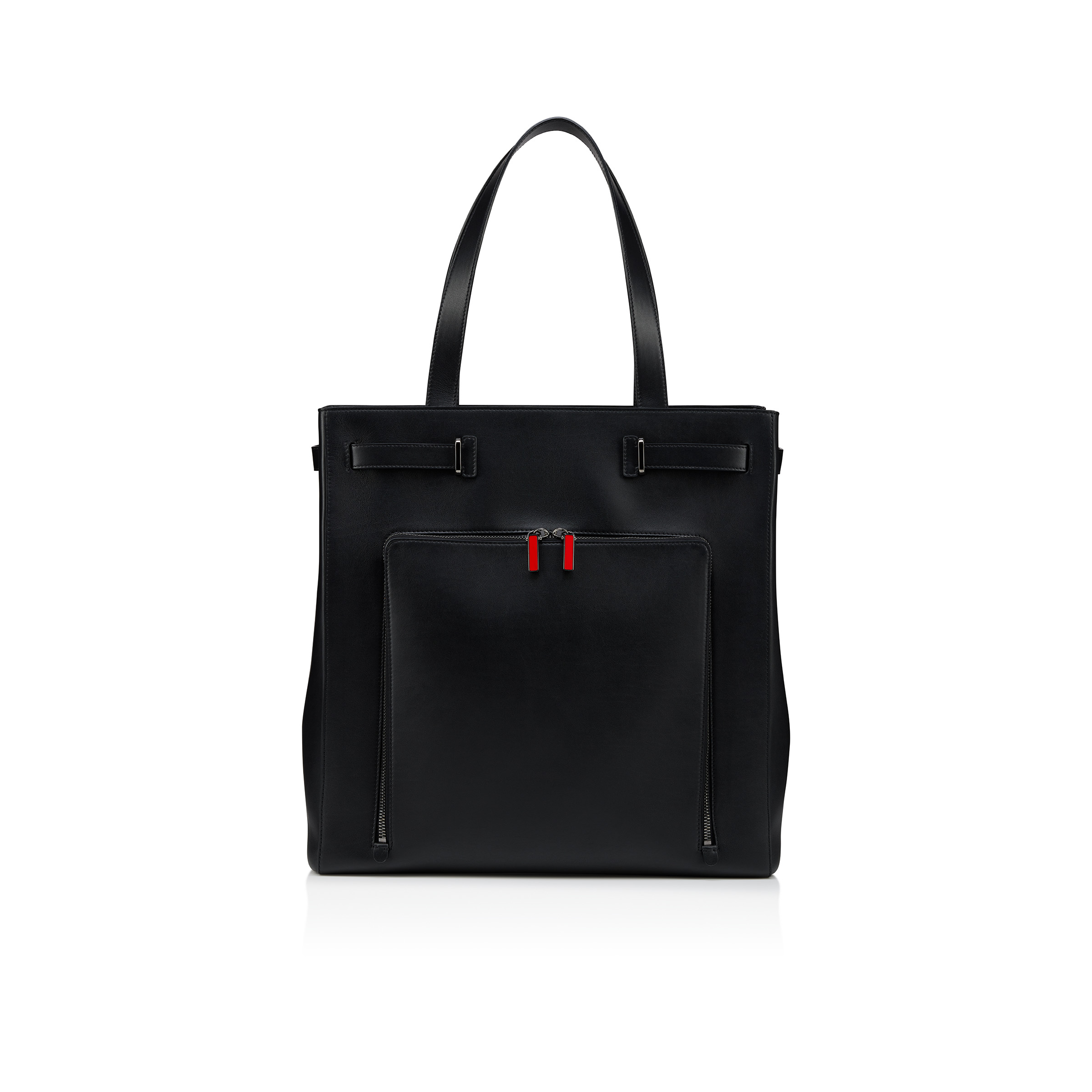 Djanis - Tote bag - Calf leather - Black - Christian Louboutin United ...