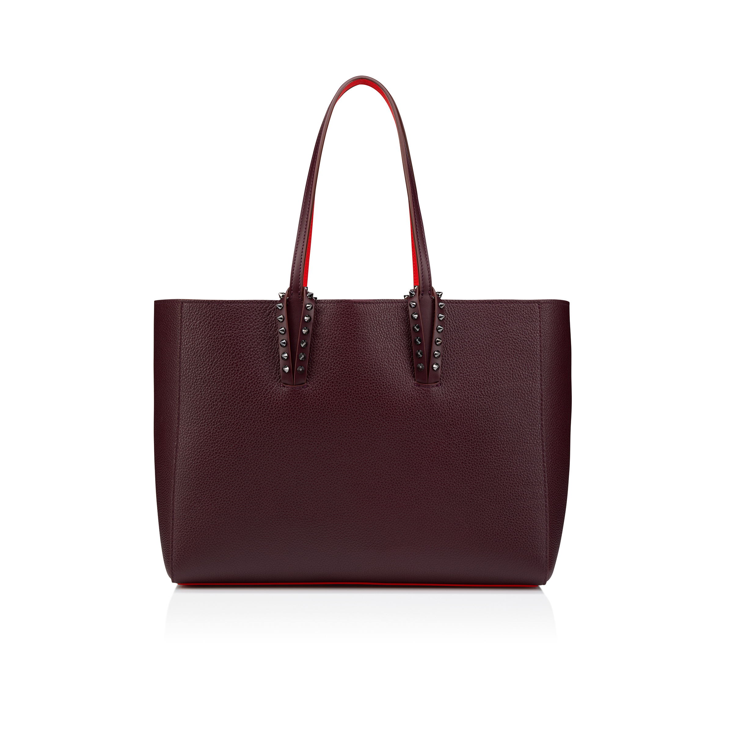 Cabata - Tote bag - Grained calf leather - Amara - Christian Louboutin ...
