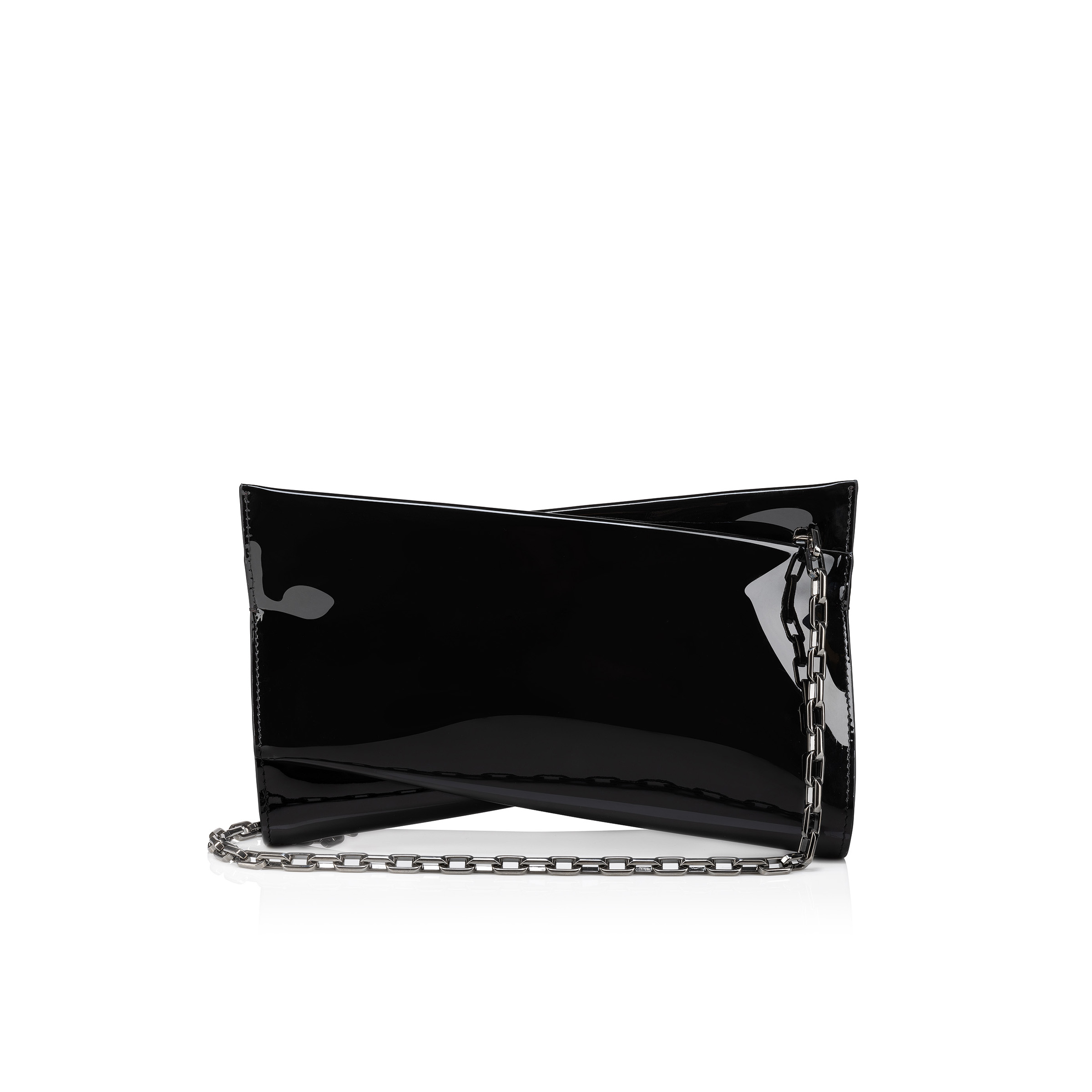 Loubitwist - Clutch - Patent leather - Black - Christian Louboutin Sweden